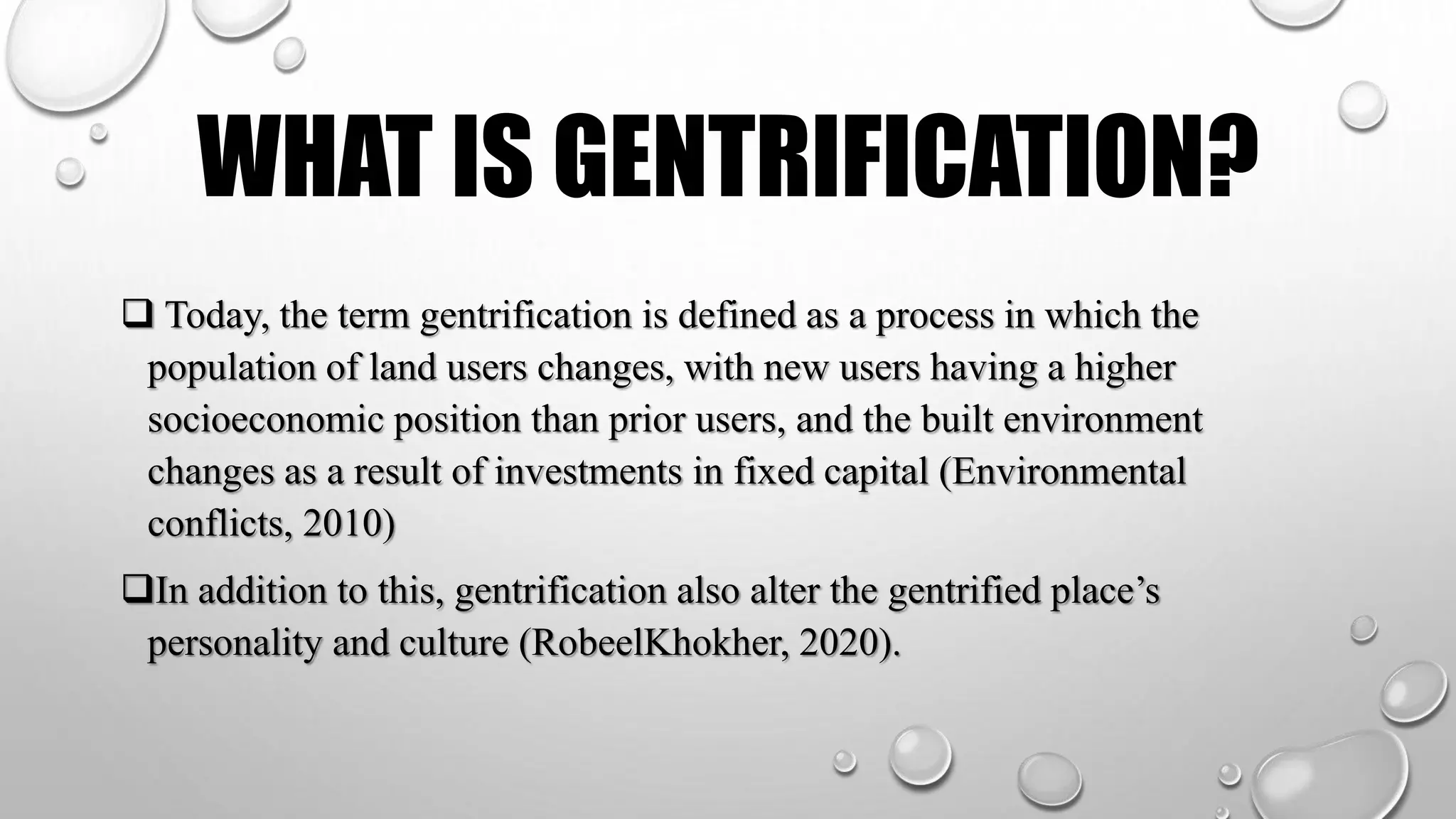 Gentrification | PPTX