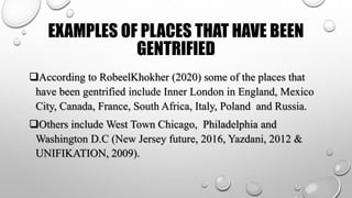 Gentrification | PPTX