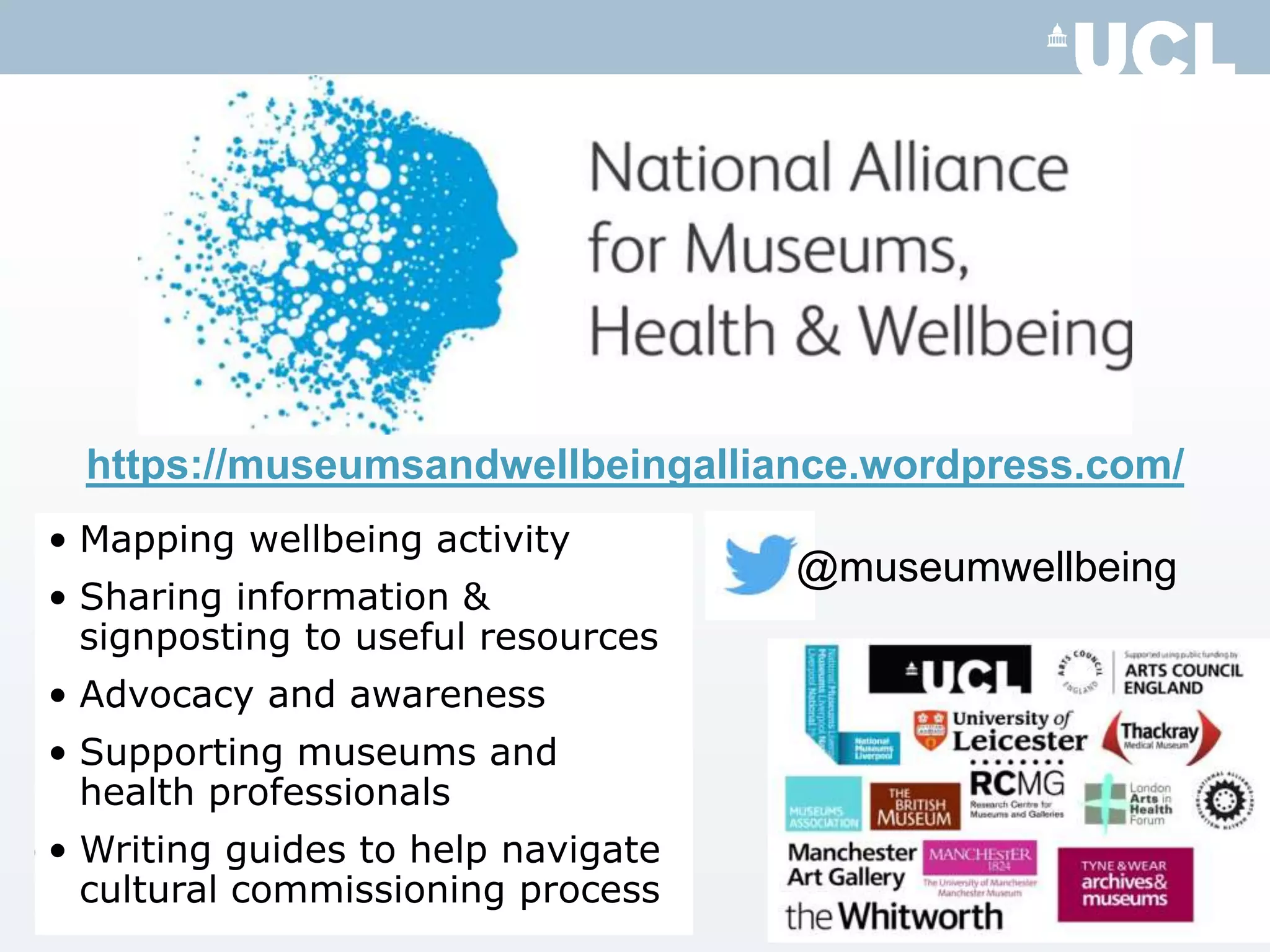 Measuring and evaluating the wellbeing benefits of museum & cultural activities | Nuala Morse ...