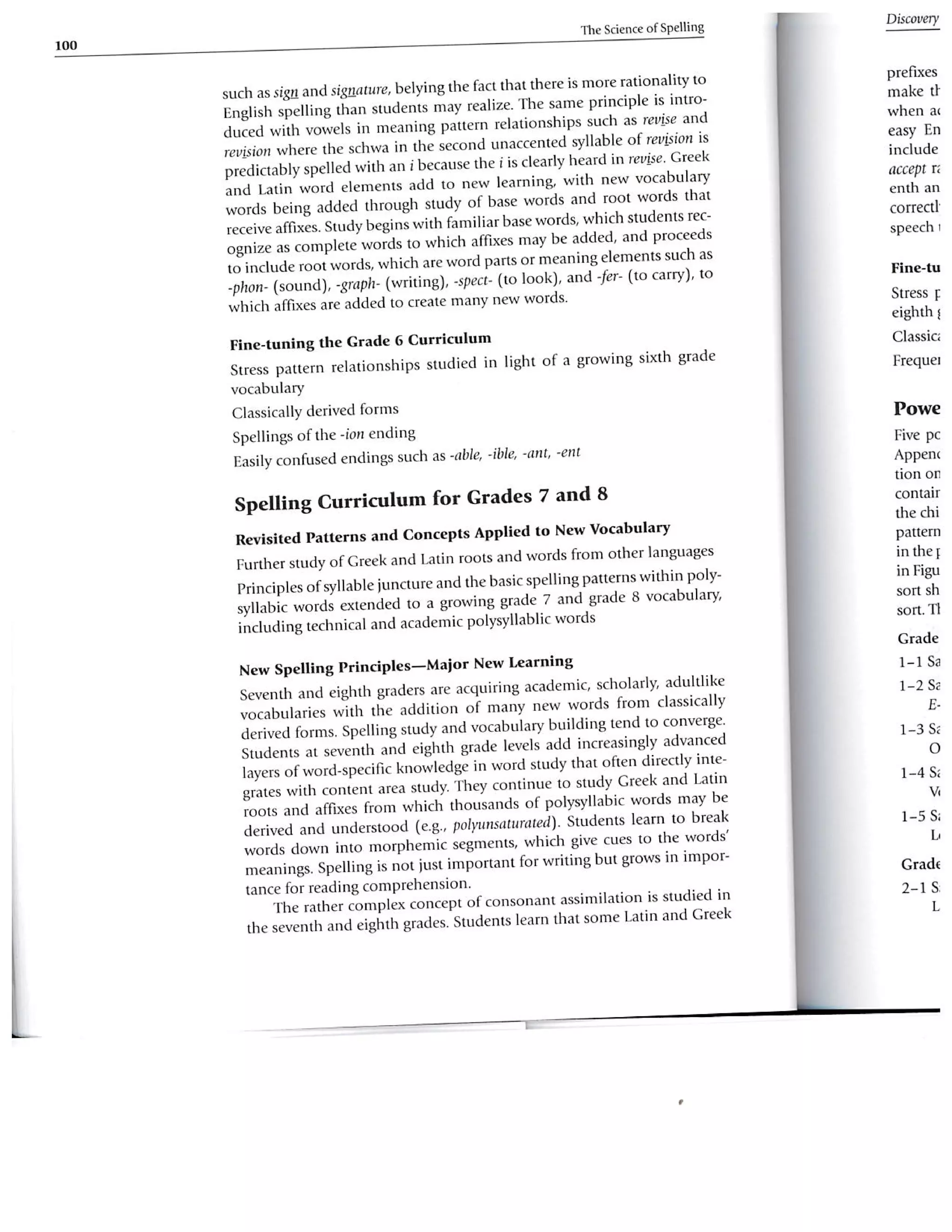 Gentrys spelling curriculum for grade 6 8 | PDF | Education