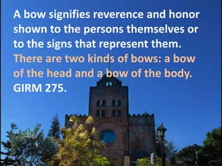 Why/When/How do we Genuflect? | PPT