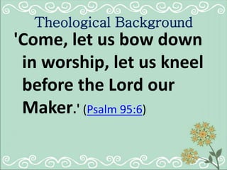 Why/When/How do we Genuflect? | PPT