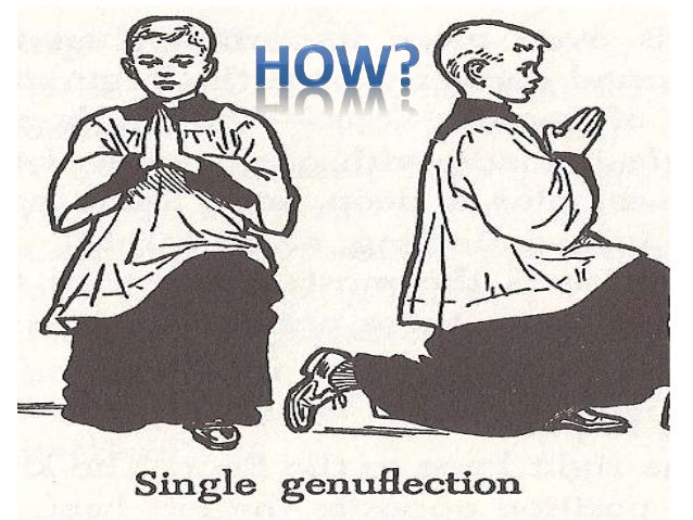 Why/When/How do we Genuflect?