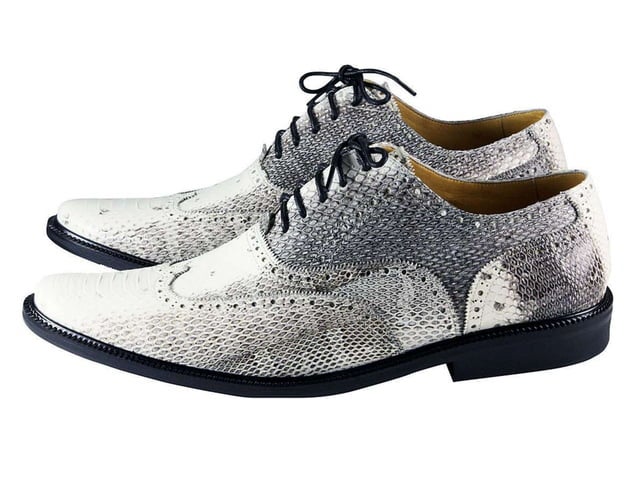 Genuine snake leather shoes issnshoes01 natural | PPSX | Reptiles | Pets