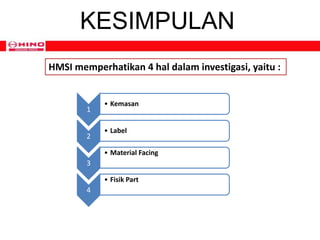 Genuine vs Imitasi (31250 E0320) | PPTX