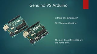 Genuino and codebender | PPT