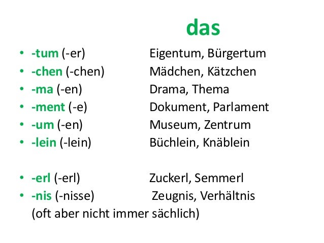 Nomen Mit Der Endung Schaft