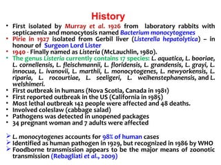 Genus listeria | PPT
