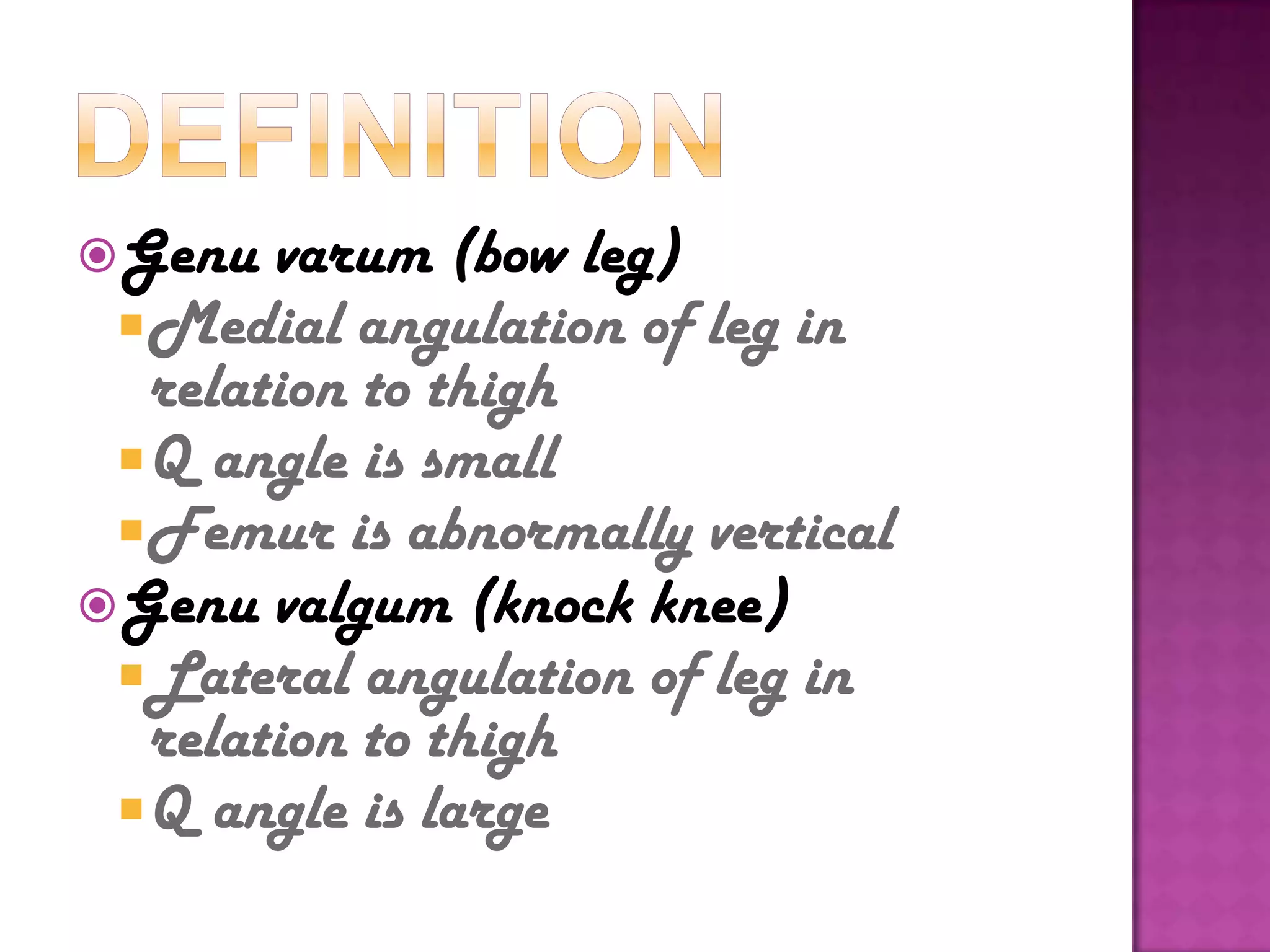 Genu Valgum | PPTX