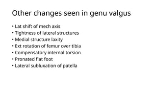 GENU VALGUM coronal plane deformity of knee | PPTX