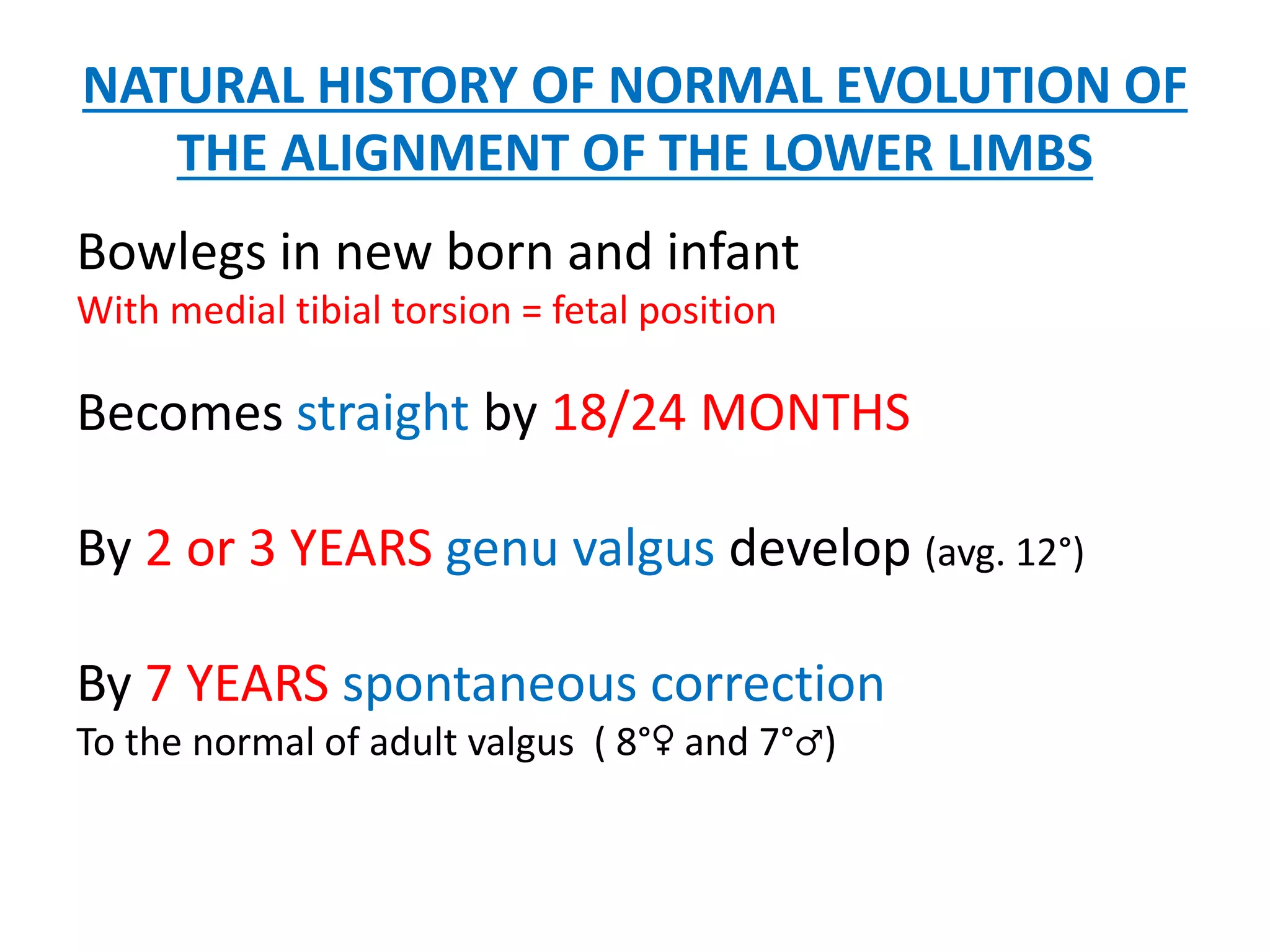 Genu varum, Genu valgum, Genu recurvatum | PPTX