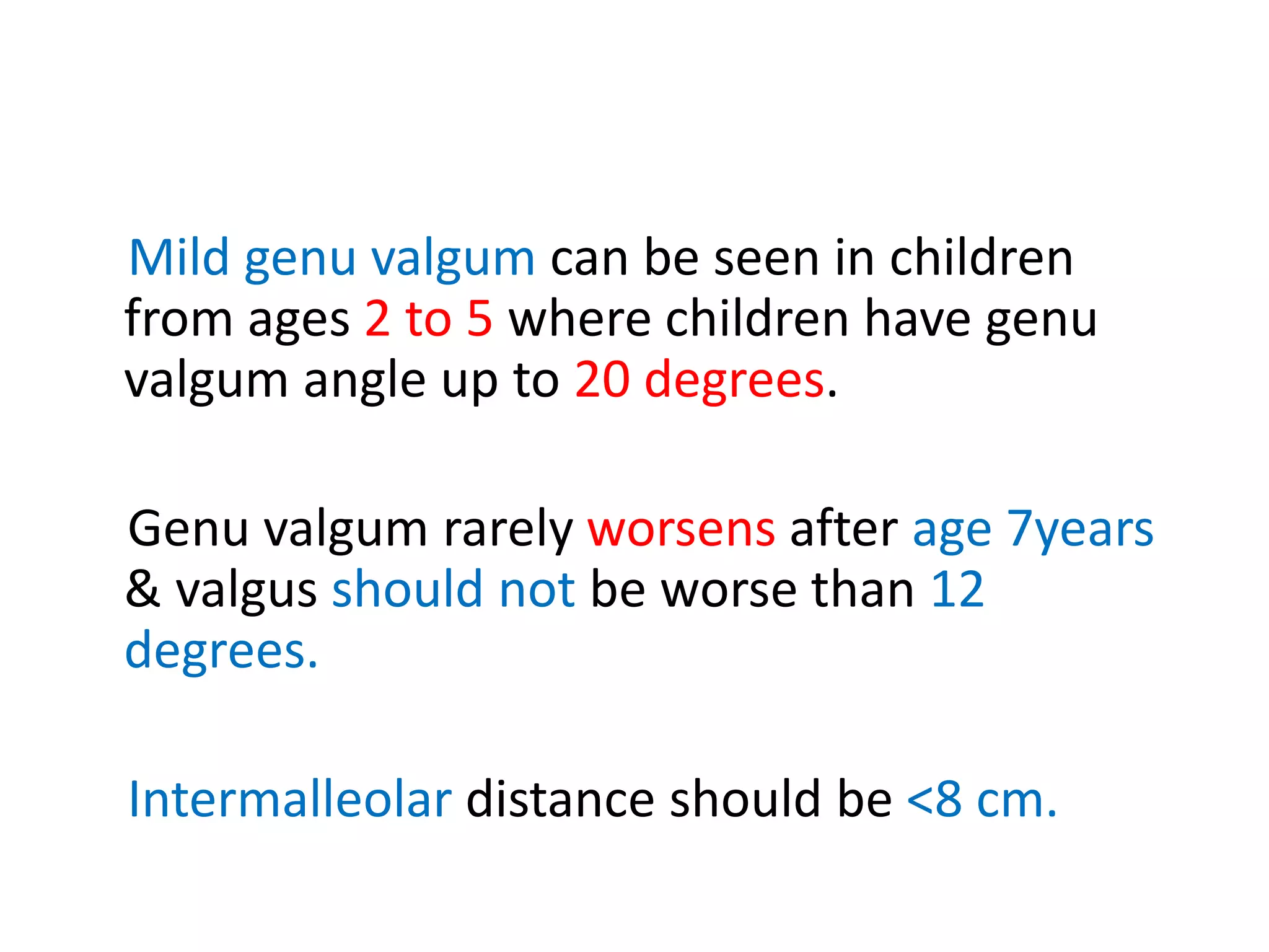 Genu varum, Genu valgum, Genu recurvatum | PPTX