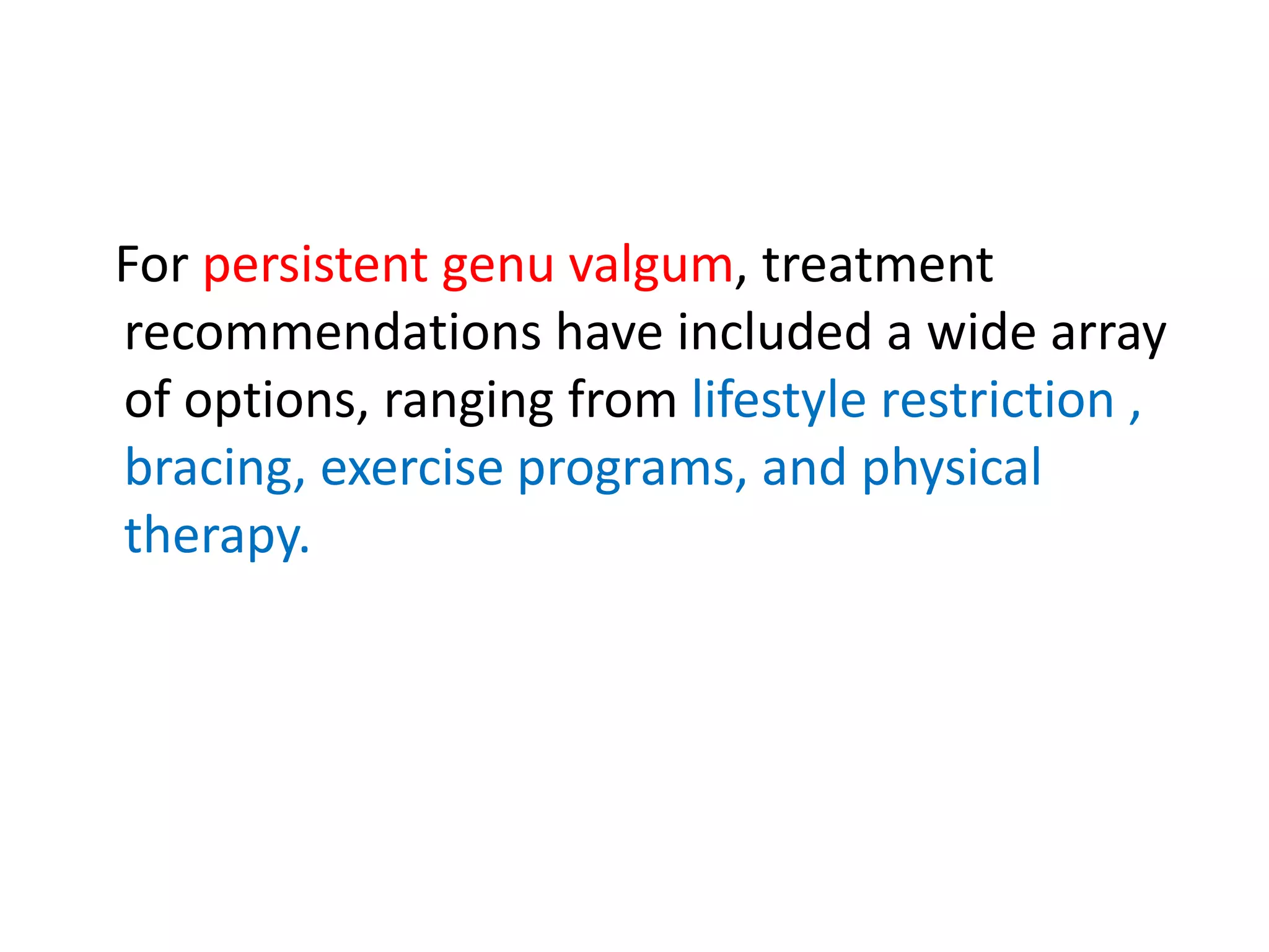 Genu varum, Genu valgum, Genu recurvatum | PPTX