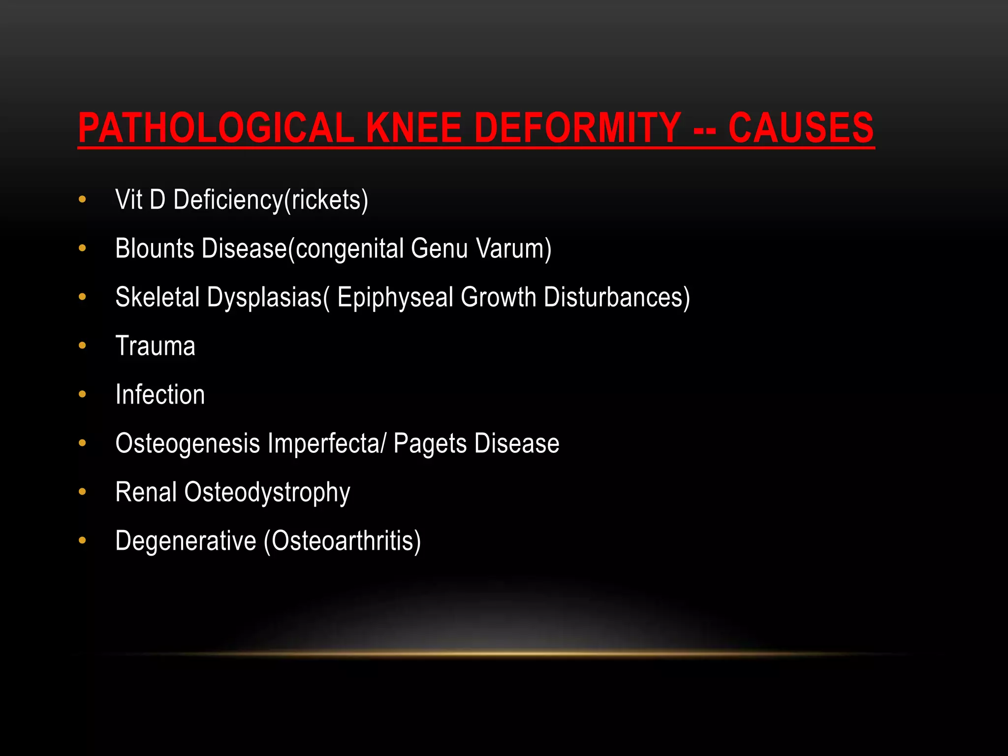 Genu varum valgus ,coxa varum | PPTX
