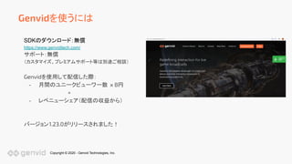 Genvid japan-2020-1 FGDC | PPT