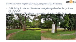 Genwise Summer Program- March 2020 slideshare | PPT
