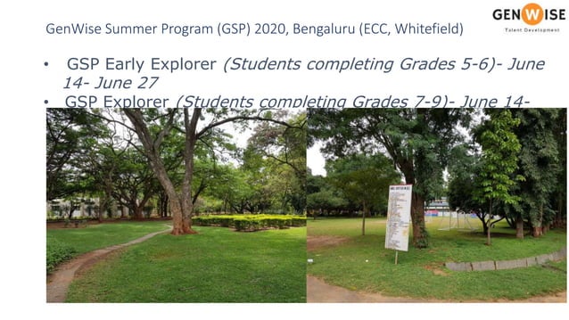 Genwise Summer Program- March 2020 slideshare | PPT