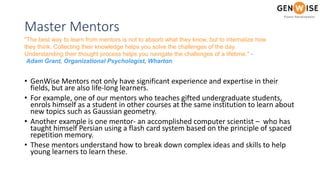 Genwise Summer Program- March 2020 slideshare | PPT