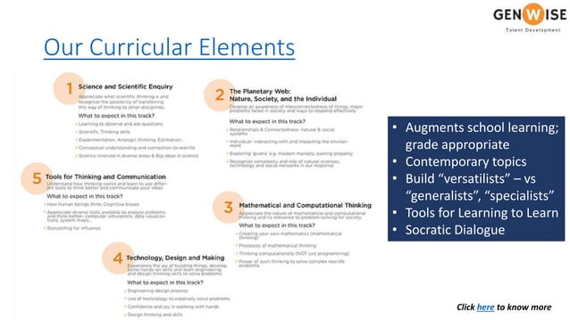 Genwise Summer Program- March 2020 slideshare | PPT