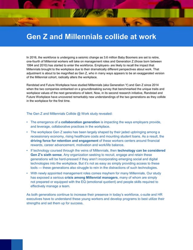 Gen z generation versus millennials | PDF