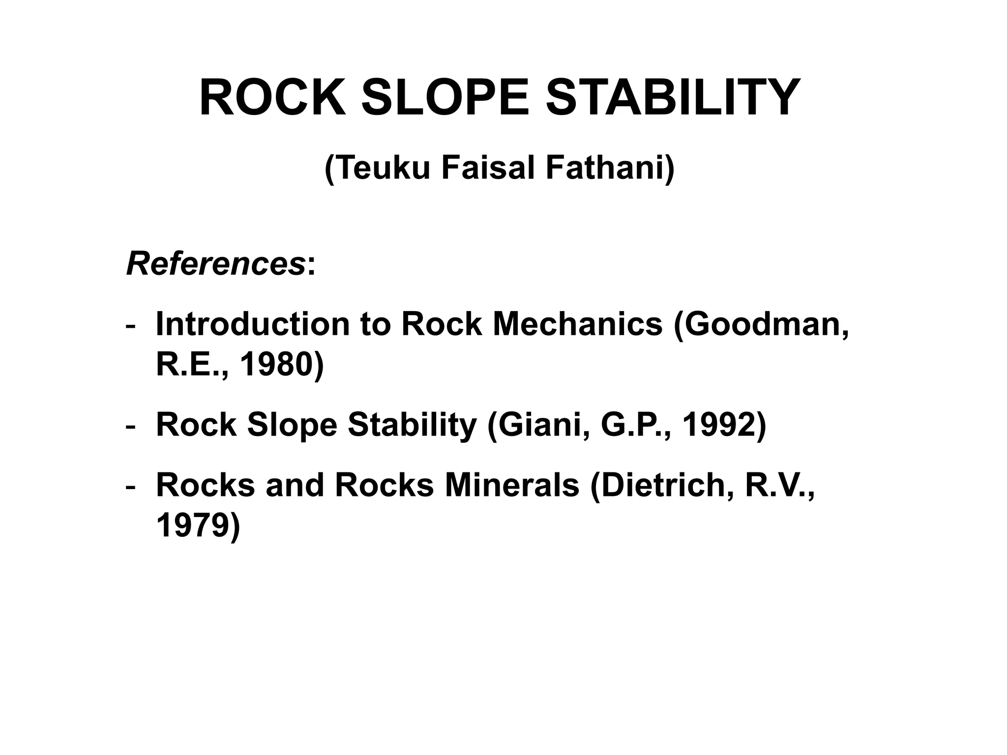 Landslide Mechanisms and Processes: Understanding Slope Failures | PPT