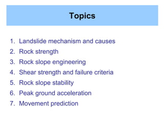 Landslide Mechanisms and Processes: Understanding Slope Failures | PDF
