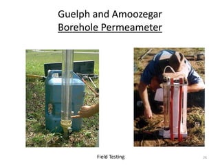 Methods of in site Permeability Test | PPTX