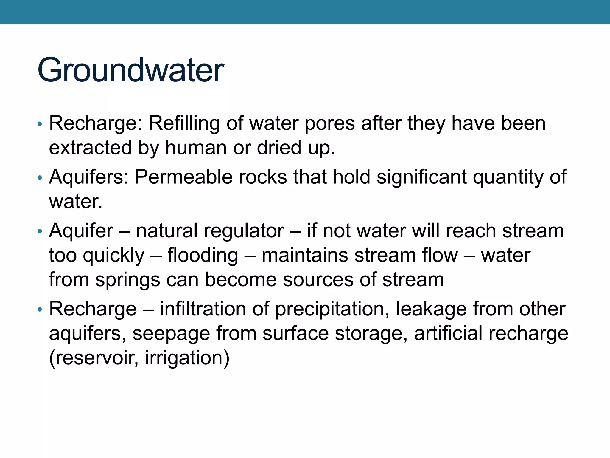 AS Level Physical Geography - Hydrology and Fluvial Geomorphology | PPTX