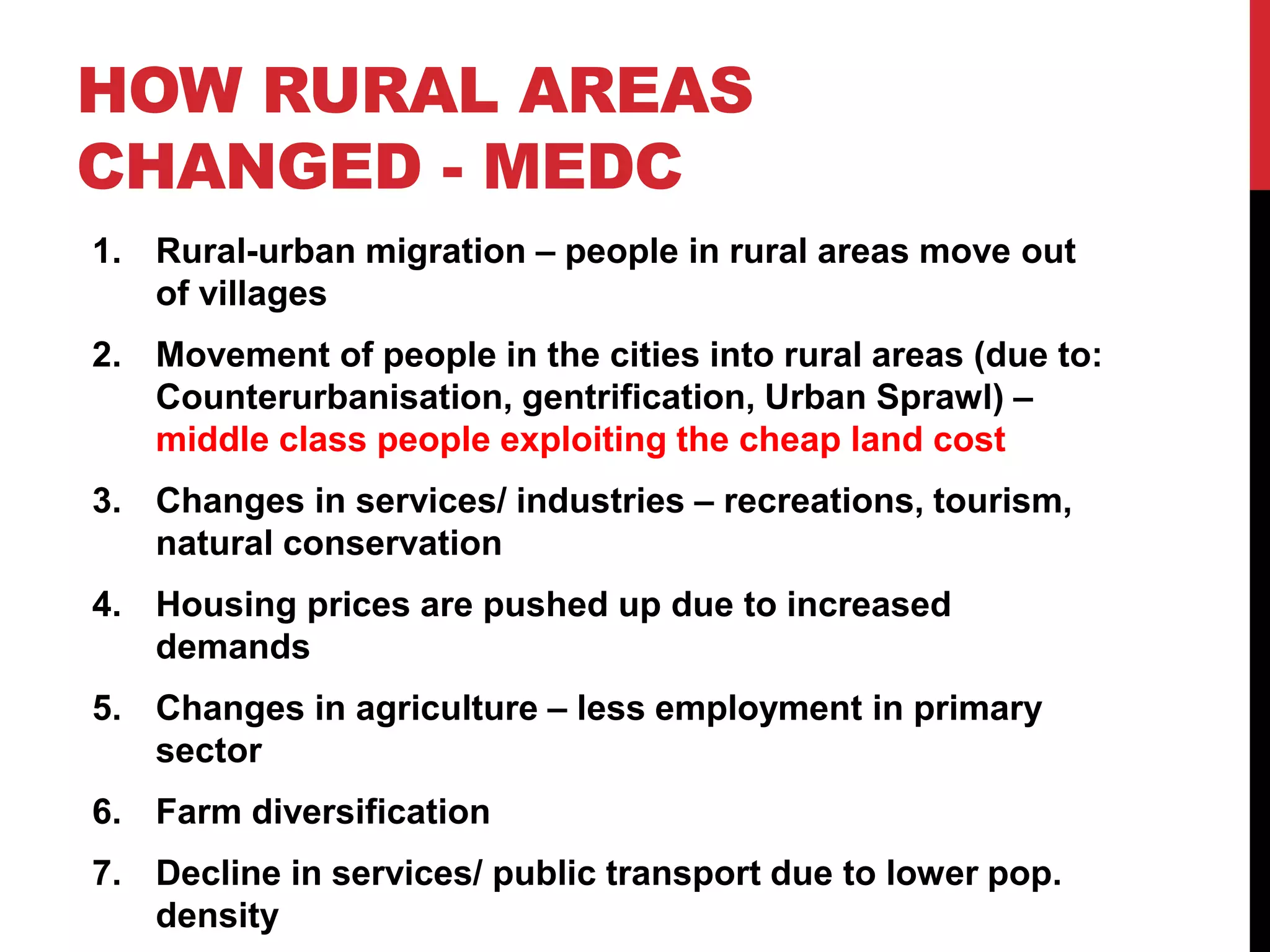 AS Level Human Geography - Urbanization and Settlement | PPTX