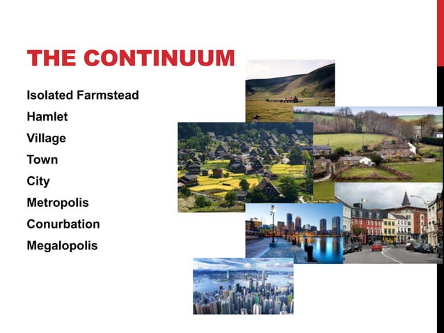 AS Level Human Geography - Urbanization and Settlement | PPTX