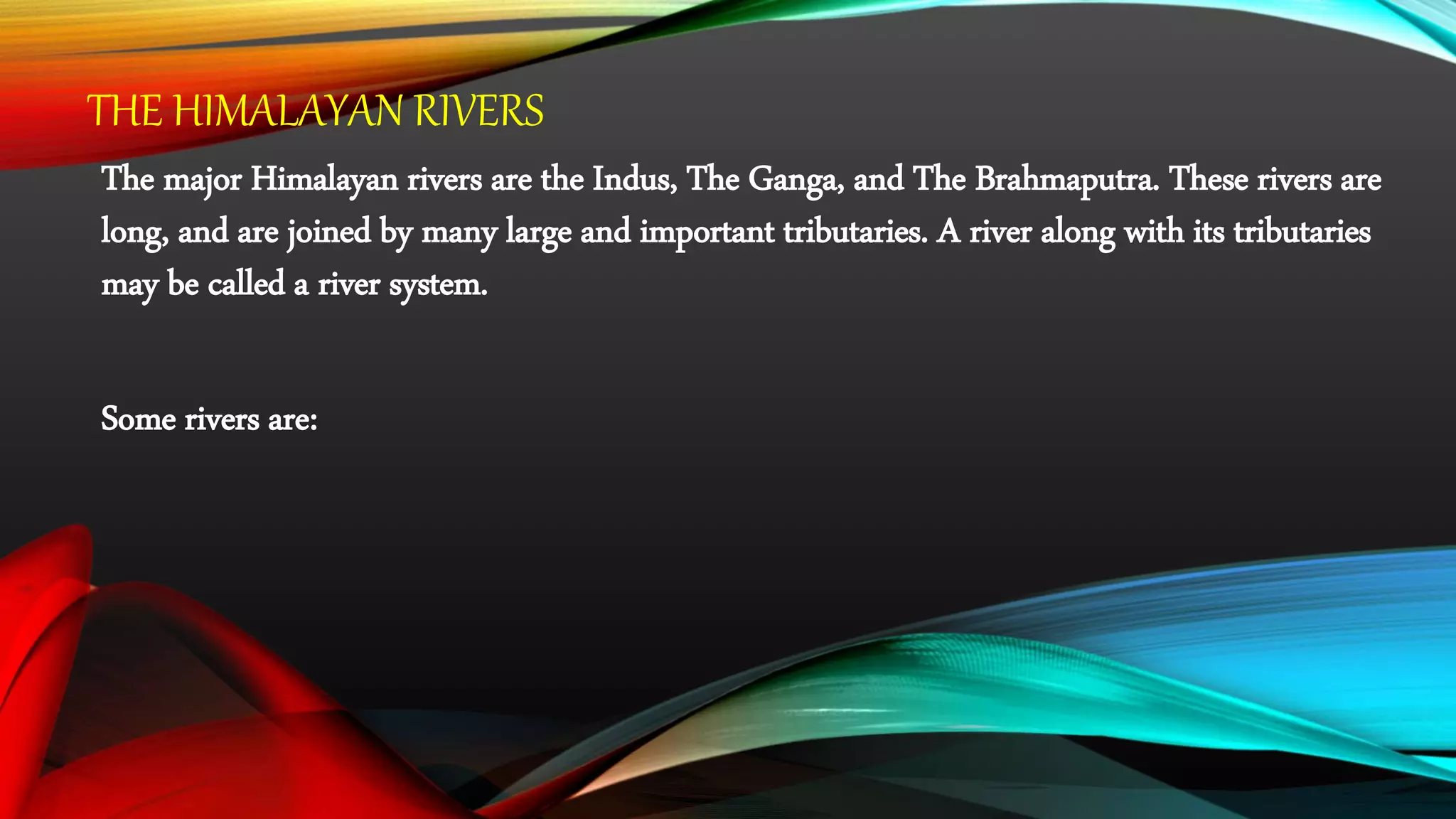 PPT on India's Drainage System (River System) | PPTX