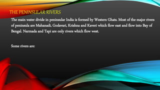 PPT on India's Drainage System (River System) | PPTX