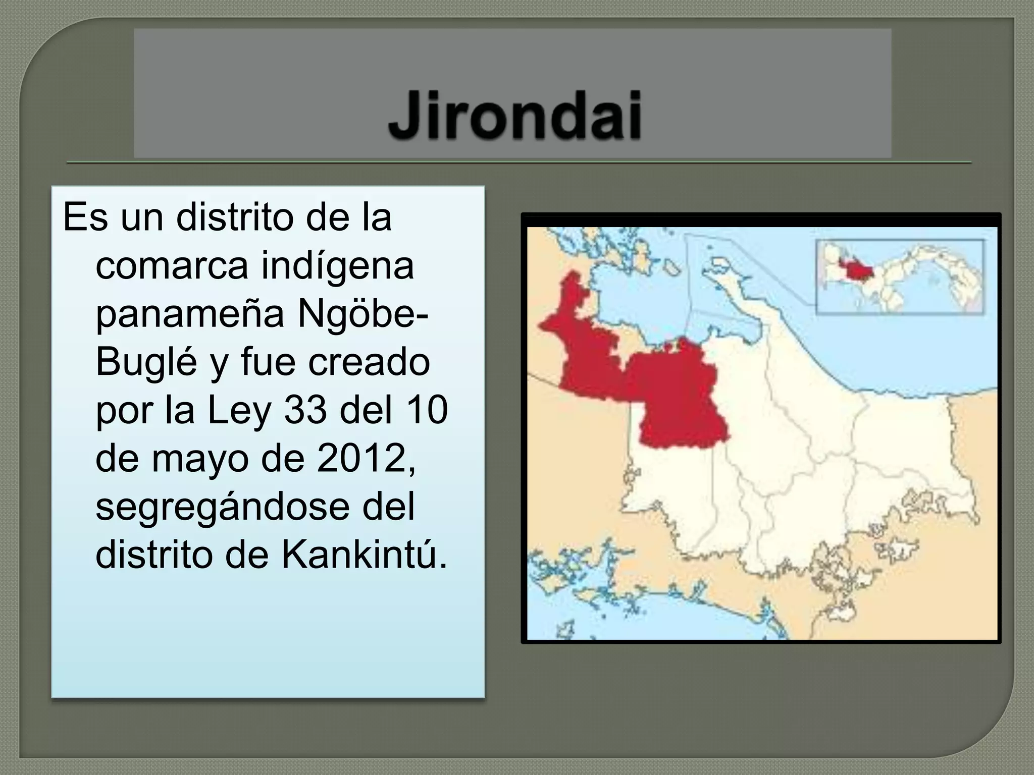 Regiones de la Comarca Ngobe Bugle | PPTX