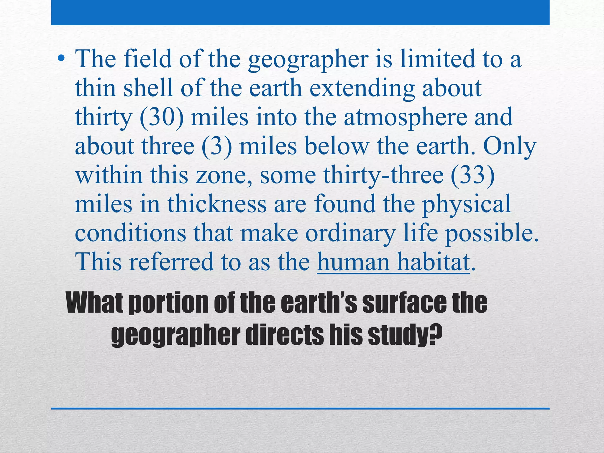 MEANING AND NATURE OF GEOGRAPHY | PPTX