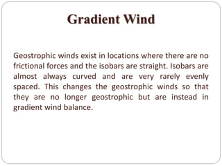 Geostrophic Wind and Gradient Wind | PPT