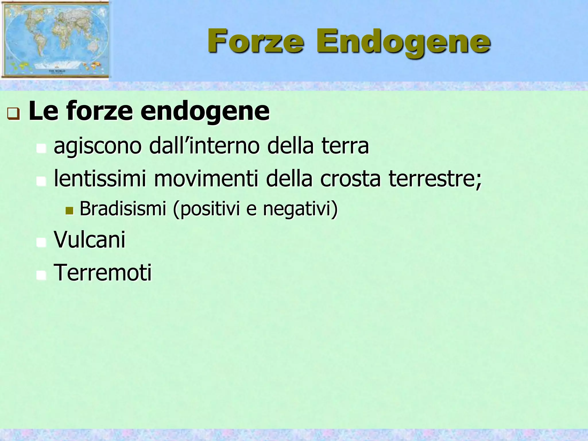 Geografia per la 1a media | PPTX