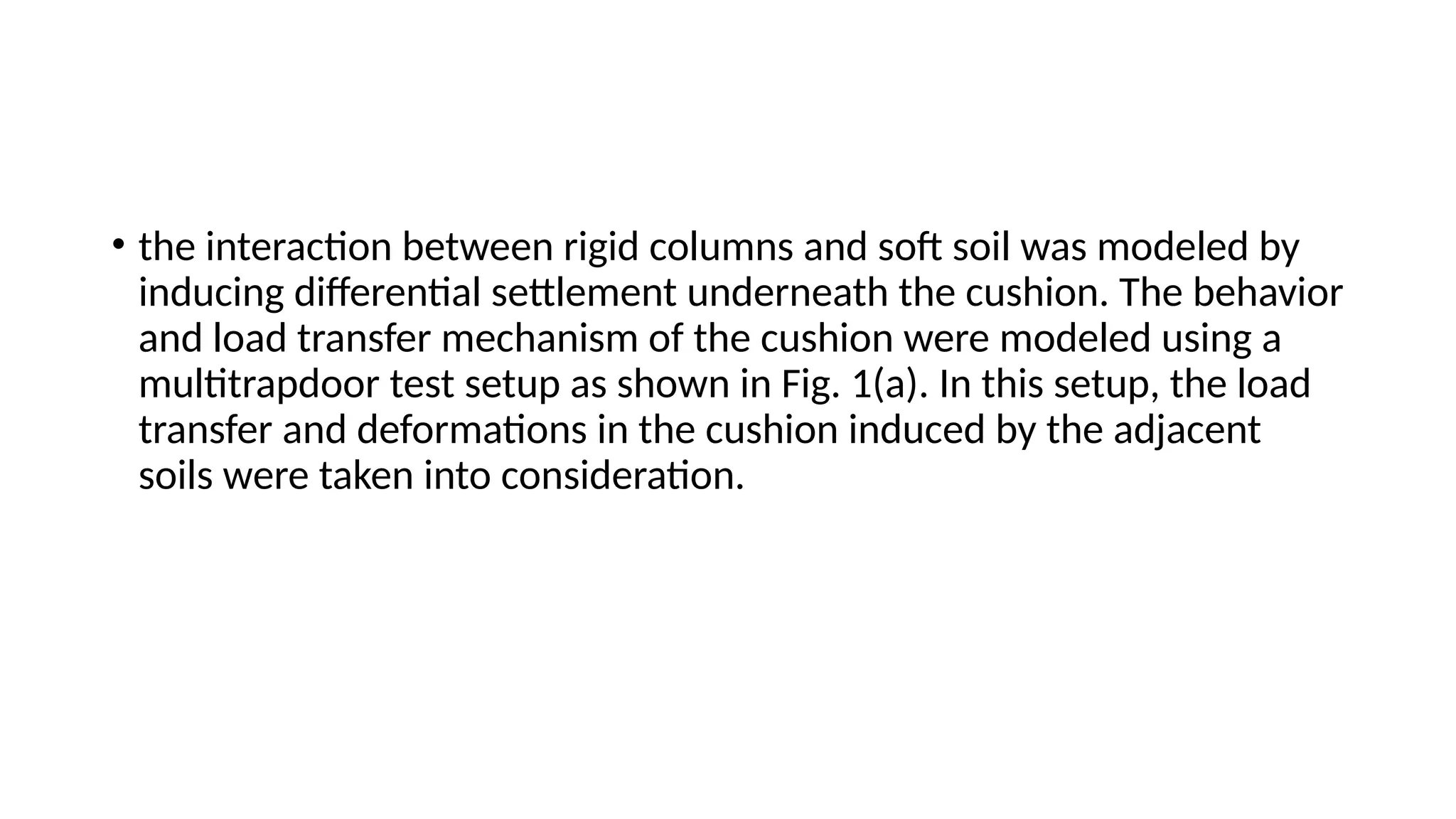 The load transfer mechanism of the cushion | PPTX