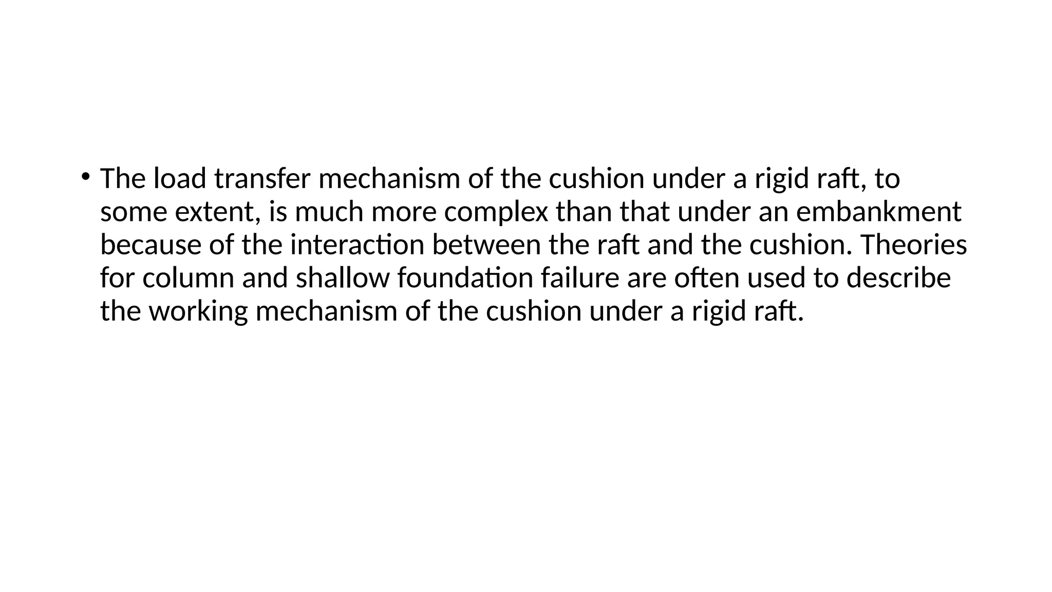 The load transfer mechanism of the cushion | PPTX