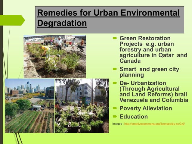 Urban environmental degradation | PPTX