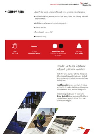 Exeed Geotextile Brochure | PDF