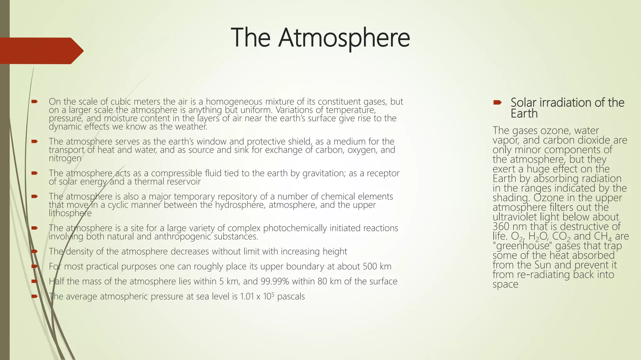 Geo chemistry ; Geo chemistry of Atomosphere | PPTX