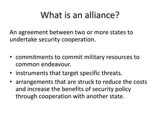Geo defence 2 alliances | PPTX