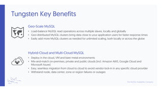 Webinar Slides: Geo-Distributed MySQL Clustering Done Right! | PPT