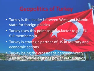 Geo economic of turkey | PPTX