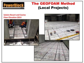 Geofoam Specifications and methodologies | PDF