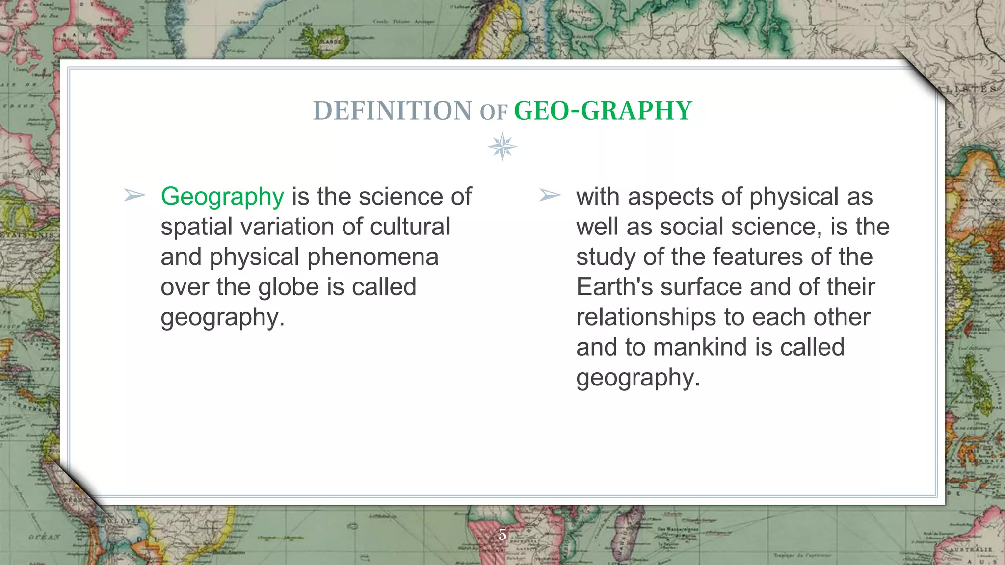 What is Geography, Branches of Geography and Scope of Geography. | PPTX