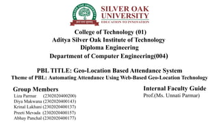 Geo-Location Based Attendance System (Web App).pptx