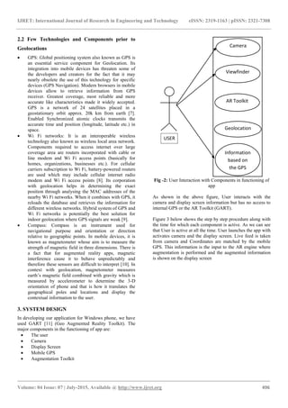 Geo location based augmented reality application | PDF
