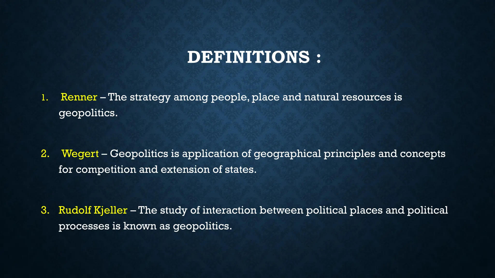 political geography and geopolitics in the world | PPTX | Geography ...