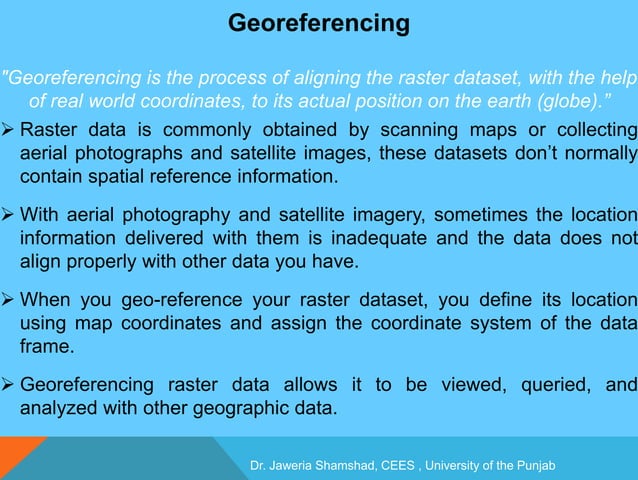 Geo referencing | PPT | Free Download
